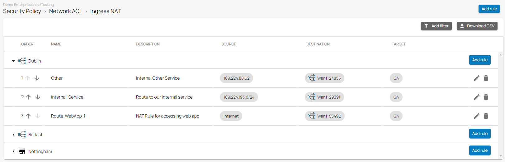 How to Create Ingress NAT Rules | Barracuda Campus